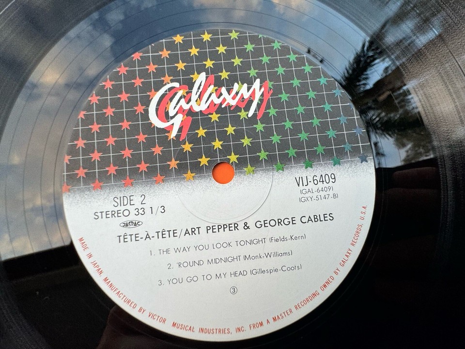 Art Pepper & George Cables – Tête-À-Tête LP 1983 Vinyl. Jazz, Galaxy NM ...