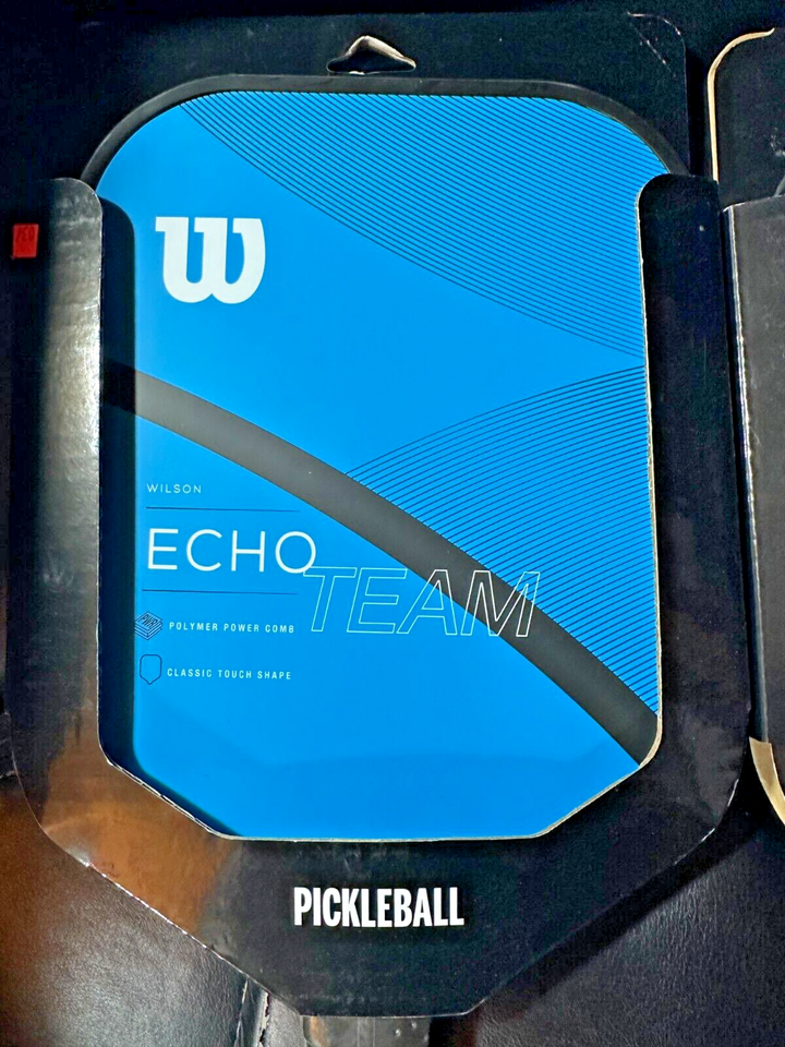 2pc Wilson ECHO TEAM Pickleball Paddle 4-1/8" Classic Shape WR065211U1 ...
