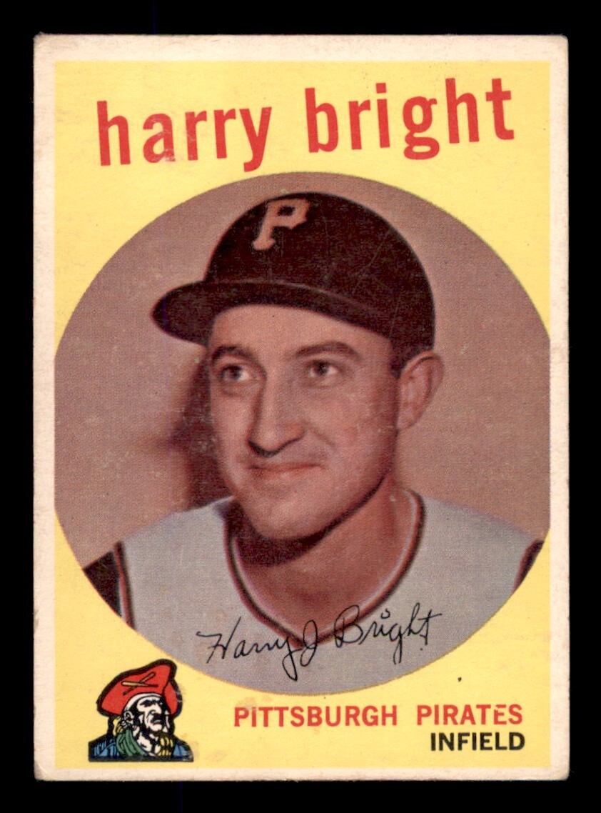 1959 Topps Baseball #523 Harry Bright VG *e1 | eBay