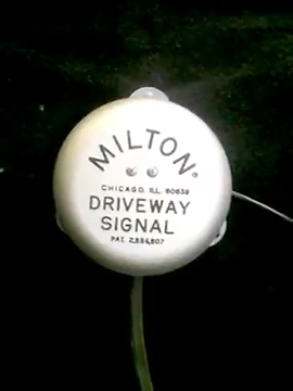 Milton Driveway Service Gas Station Signal Bell w/25' of Hose & Hose ...