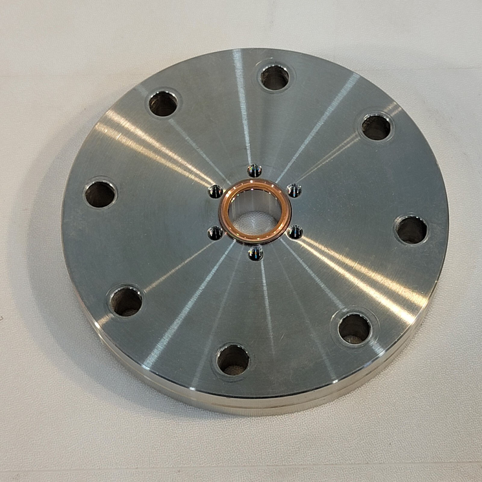 DN63CF 4.5" Conflat Zero Length Adapter To 1.33" DN16CF Mini CF High ...