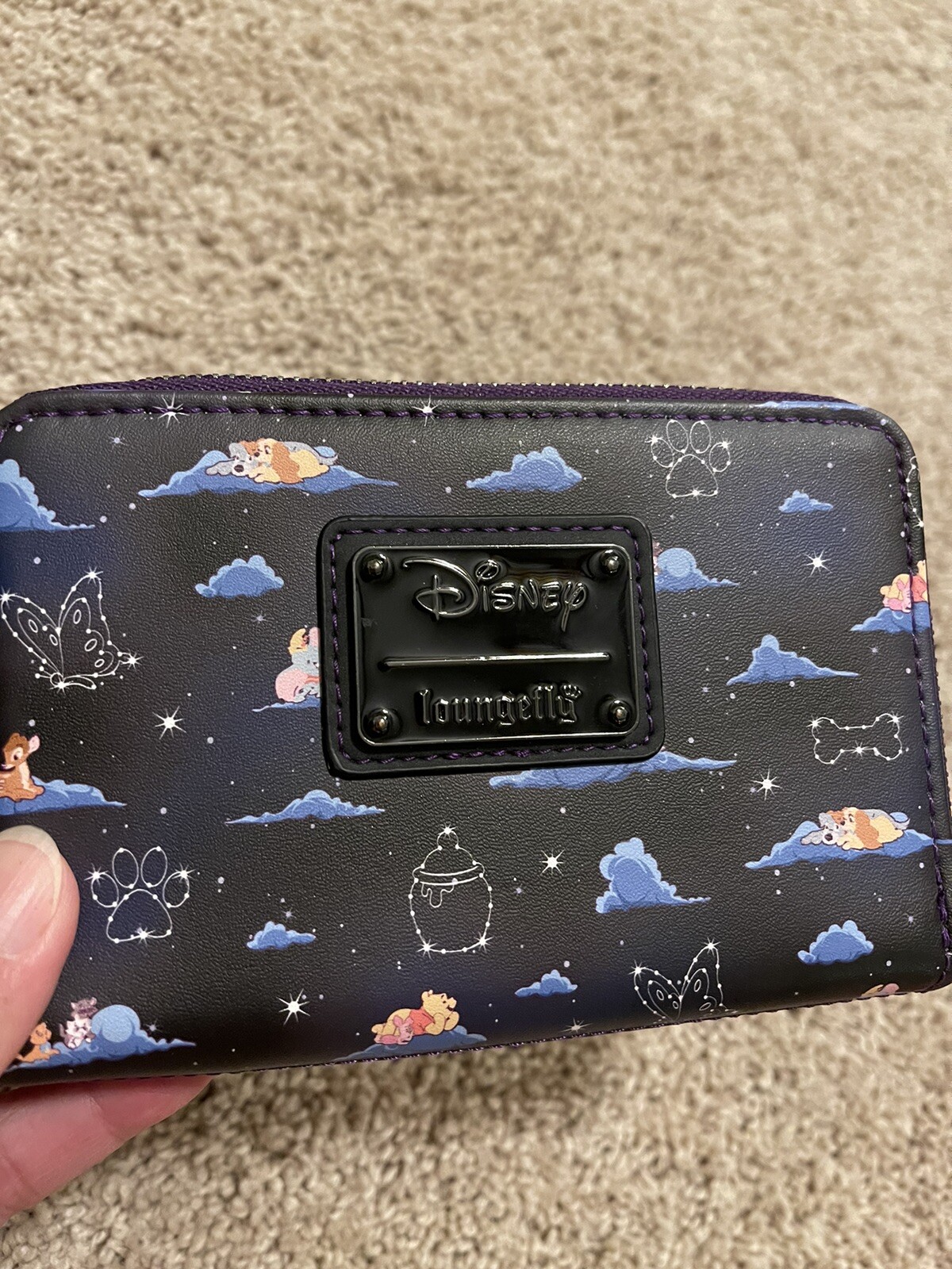 Loungefly Disney Classic Clouds AOP Zip Around Wallet… - Gem