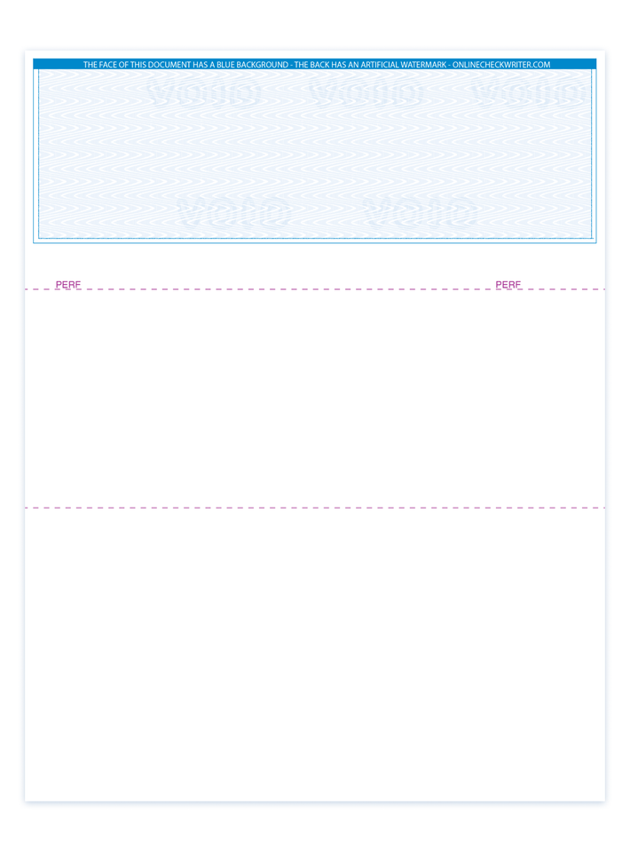 50 Blank Check Stock Paper - Check on Top - Check 21 Compliant HQ | eBay