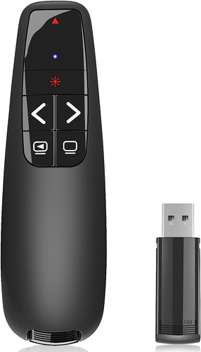 Presentation Clicker Remote Wireless Laser Pointer Powerpoint USB PPT ...