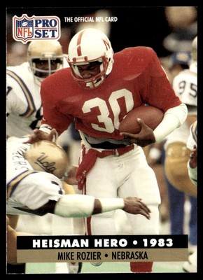 1991 Pro Set Mike Rozier Nebraska Cornhuskers/Atlanta Falcons #43 | eBay