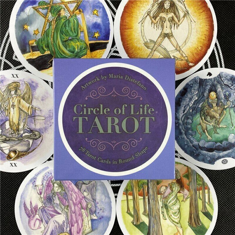 Circle Of Life Tarot: A 78 Cards Deck English Fortune Telling ...