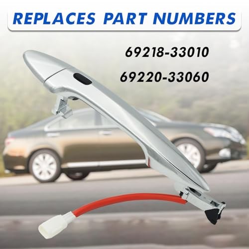 Exterior Door Handle, Front Left Driver Side Chrome Outside Door Handle ...