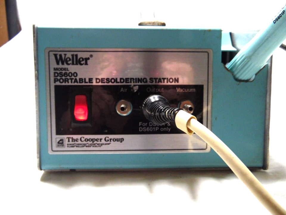 Weller DS600 Portable Desoldering Station with DS602 Power Supply ...