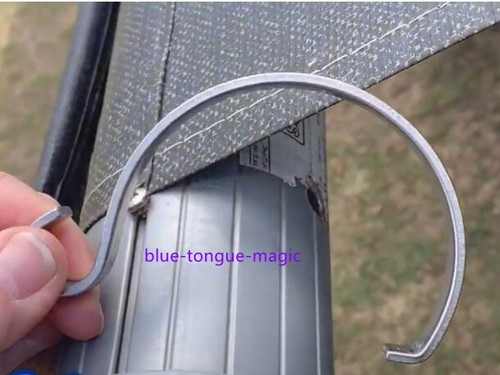 Caravan Camping Rollout Awning Rope Clips Tie Down / Awning safety ...