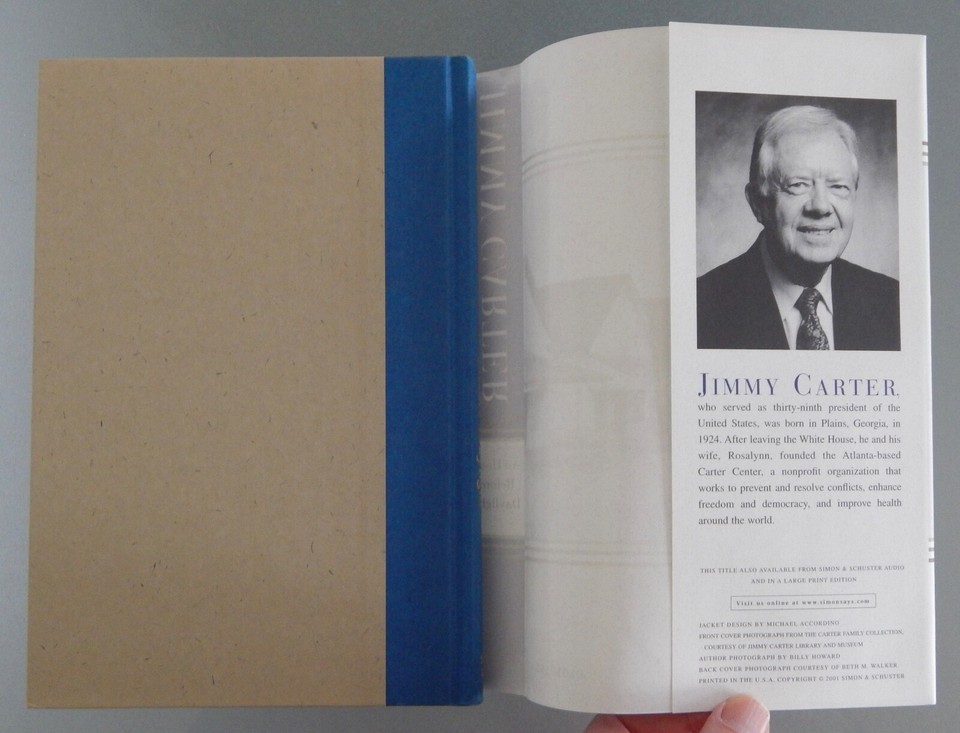 SIGNED INSCRIBED AUTOGRAPHED Book JIMMY CARTER An Hour Before Daylight ...