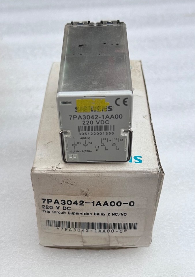 SIEMENS 7PA3042-1AA00-1 TRIP CIRCUIT SUPERVISION RELAY | eBay