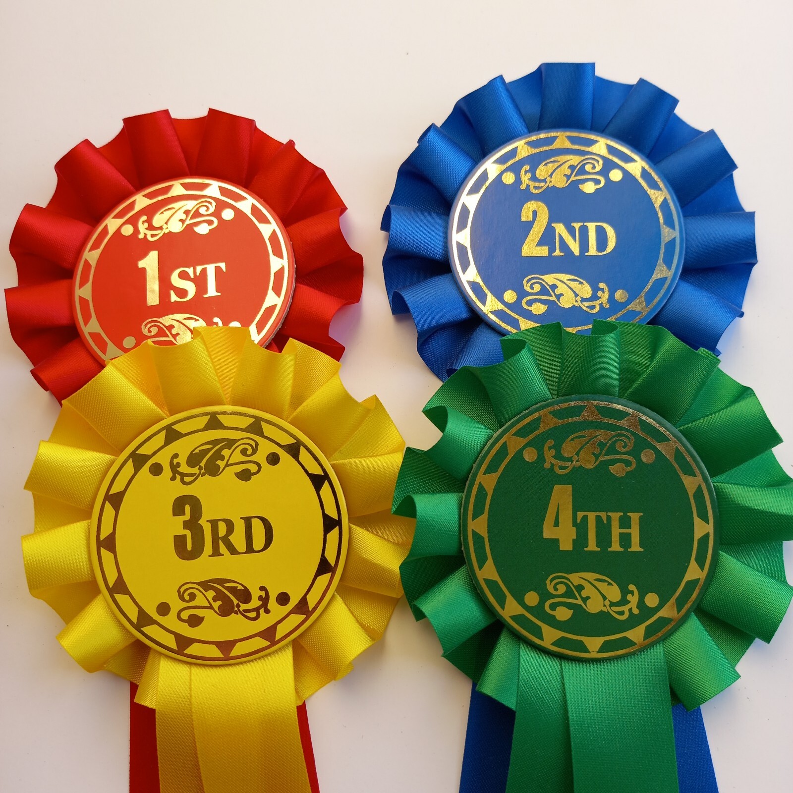 Award Rosettes Choose Your Pack Quantity 1st-6th *** FREE POSTAGE ...