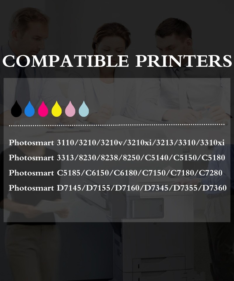 4-Pack High-Yield Magenta 02XL Ink Cartridge for Photosmart 3110 C7180 ...