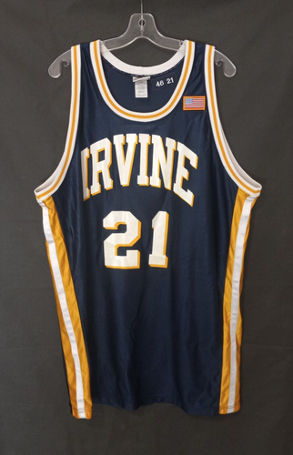 Basketball Patrick Sanders #21 UC Irvine Signed Rawlings 48 Jersey Year ...