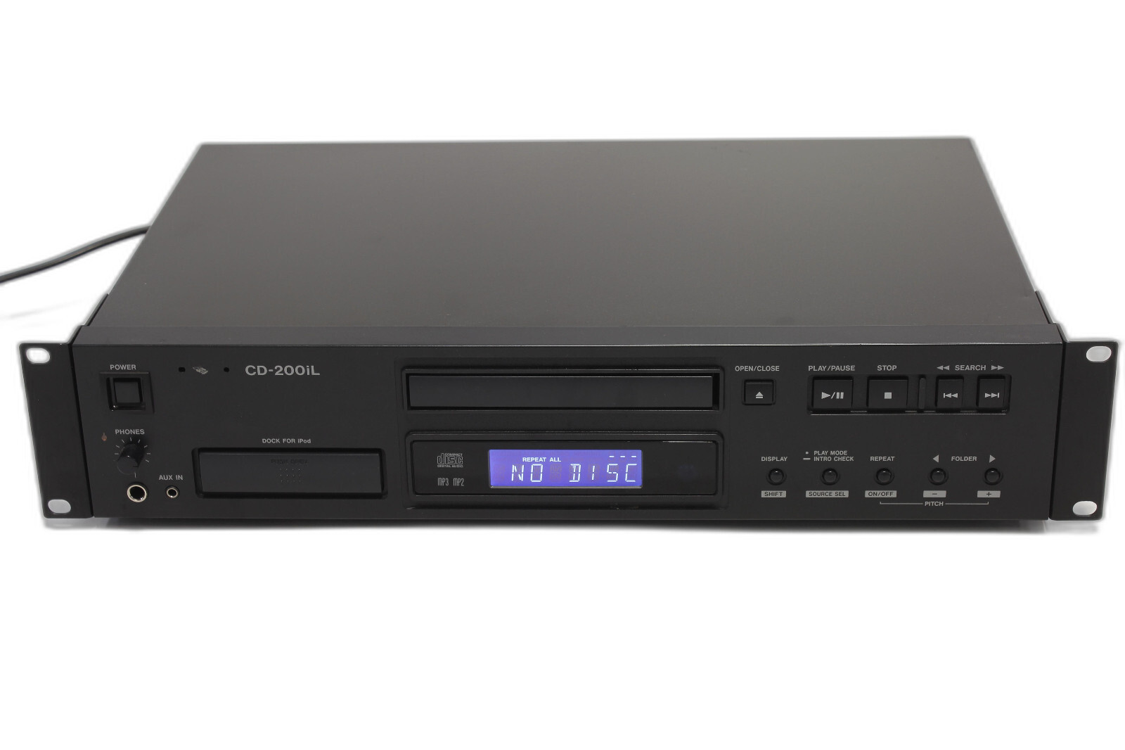 Tascam CD-200iL Rack Mountable Professional CD Player and iPod Docking ...