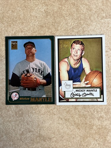 (2) 2006 Topps Mickey Mantle Lot New York Yankees | eBay