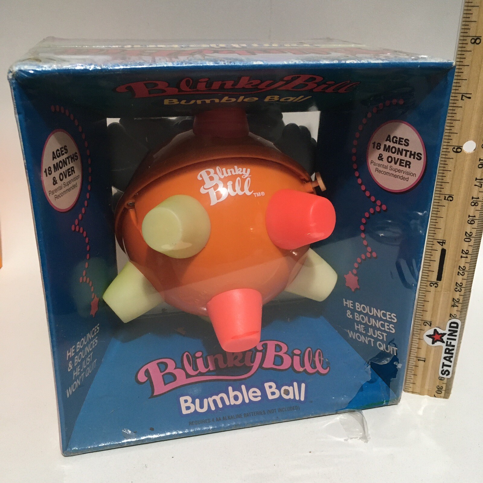 1995 ERTL Vintage Bumble Ball Blinky Bill Koala Bear Bouncy Animal Toy ...