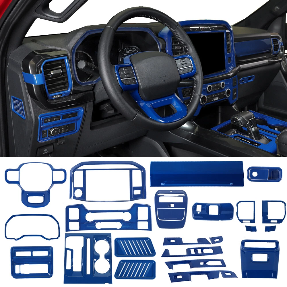 2022 Ford Raptor Blue Interior