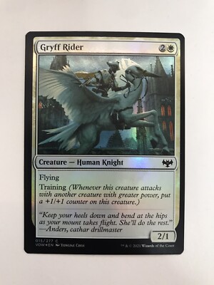 Gryff Rider Foil MTG Magic the Gathering Card NM Near Mint VOW | eBay UK