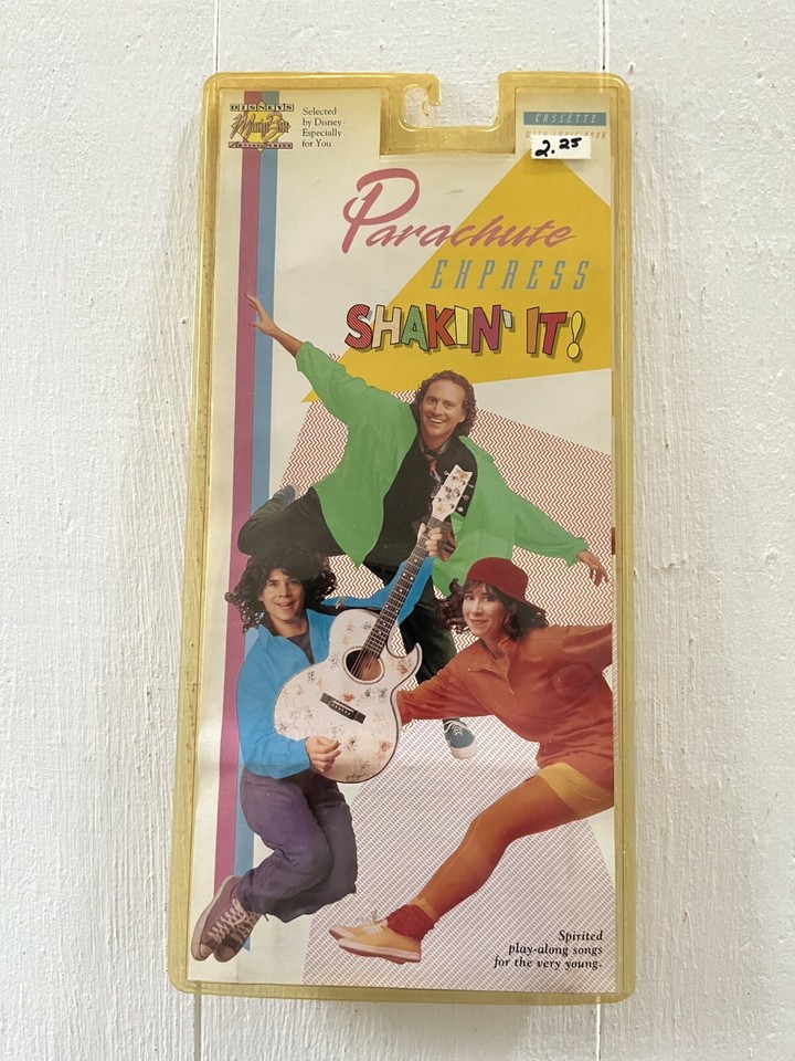 DISNEY Music Box PARACHUTE EXPRESS Cassette SHAKIN' IT! Tape + Lyric ...