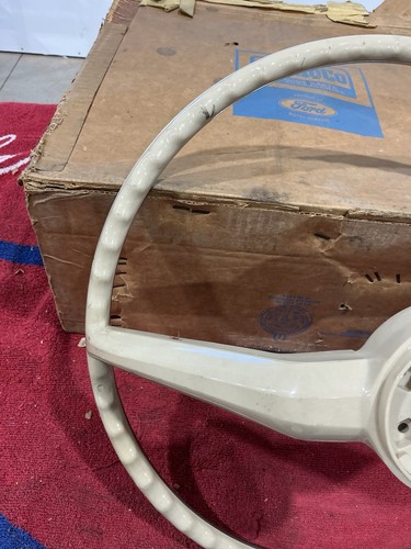 NOS 1966 Mercury Comet Cyclone Woodgrain Steering Wheel Very Rare C6GY ...