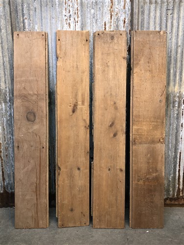 4 Barn Wood Reclaimed Planks, Wall Siding Boards, Rabbet Edge Lumber ...