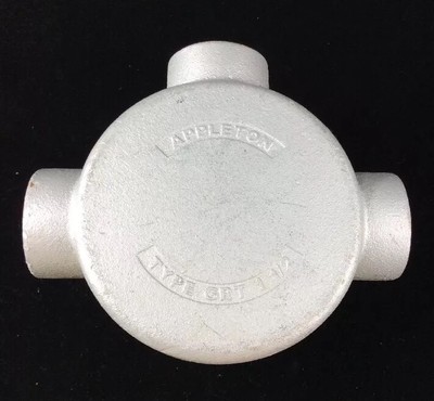 Appleton Electric CONDUIT OUTLET BOX, GR FORM 3, TYPE GRT 1 1/2" NEW ...