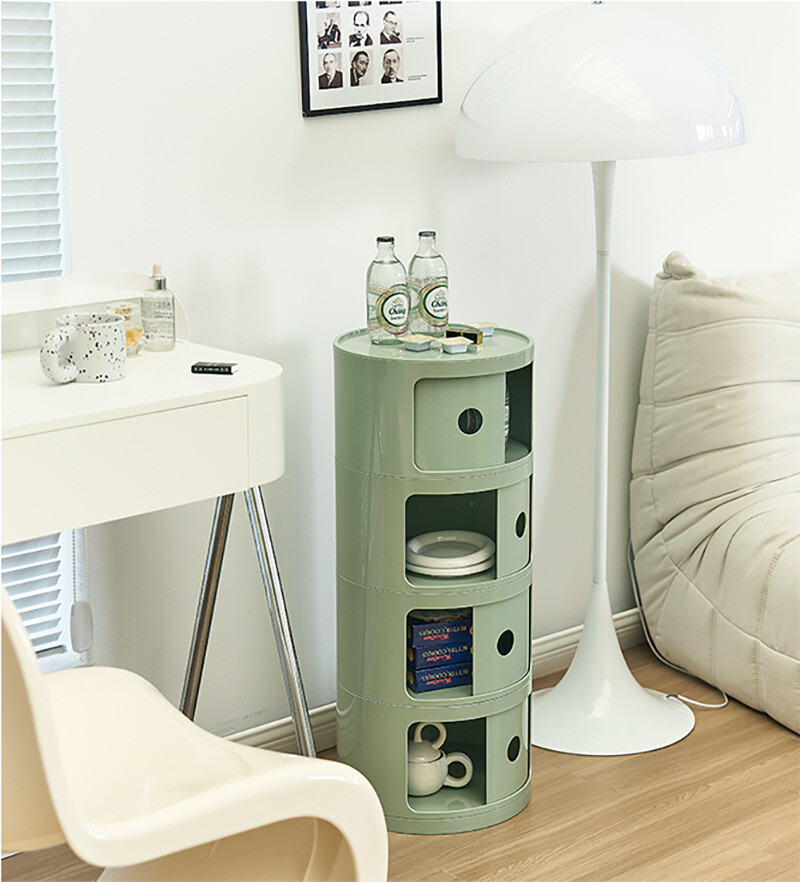 2/3/4/5 Drawers Round Storage Unit Bathroom Cabinet Chest Cupboard Side ...