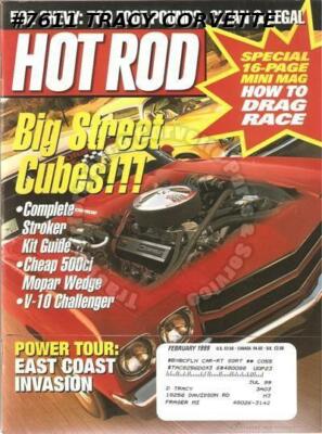 February 1999 Hot Rod LS1 Mojo Drag Racing Grand National Roadster Show ...