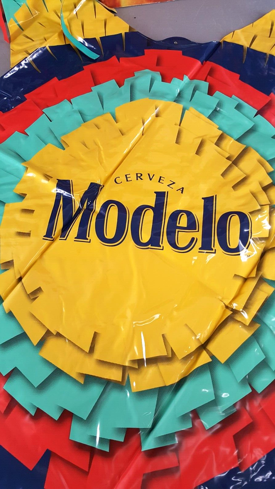 MODELO BEER INFLATABLE BLOW UP HANGING PINATA STAR ⭐ 35" BAR MANCAVE ...