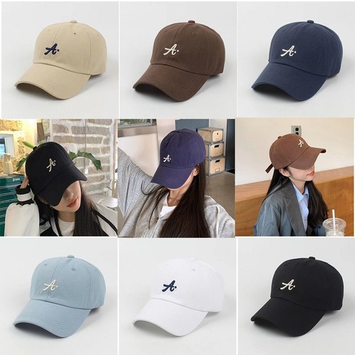 Show Face Small Baseball Cap Letter Embroidered Peaked Hat for Women ...