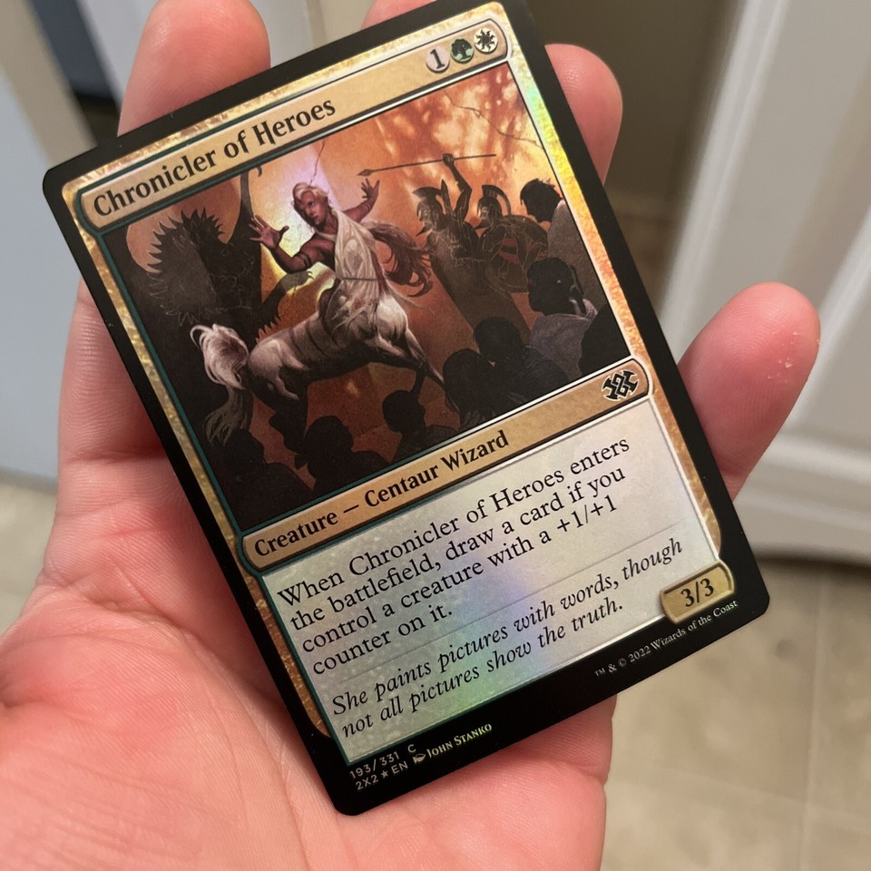 Chronicler of Heroes FOIL Double Masters 2022 NM Common CARD | eBay