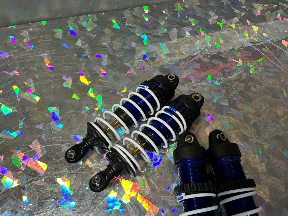 Traxxas Slash LATE MODEL GTR Shocks Front Rear Springs Set 2wd Drag ...