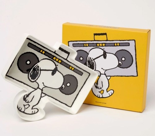 Peanuts Keramik Schale Snoopy mit Boombox - 22 x 24 x 3,5 cm Cool | eBay.de