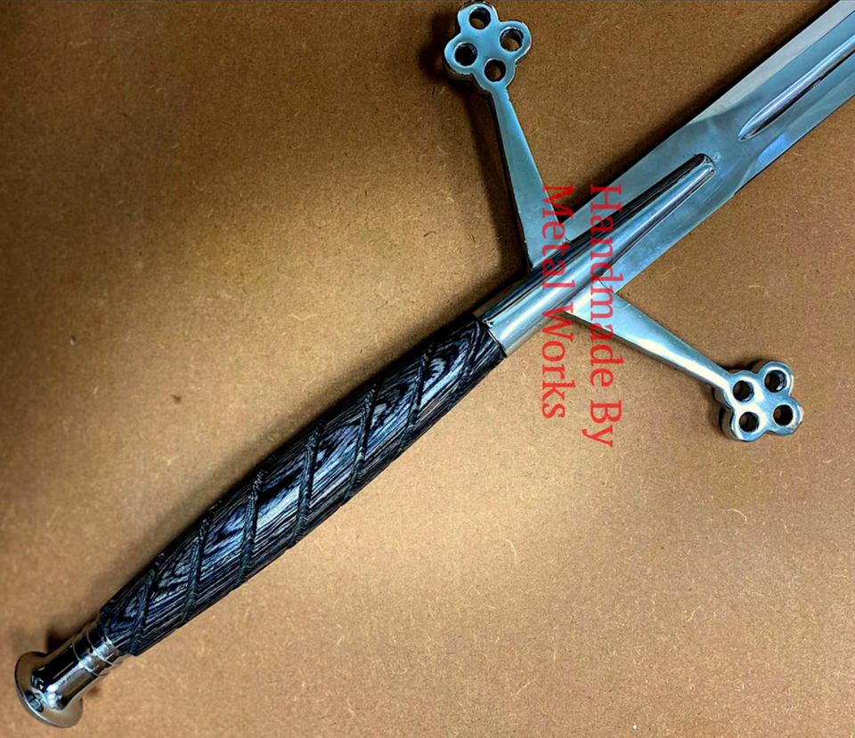 Scottish Claymore Sword With Sheath, Handmade Stainless Steel Medieval ...