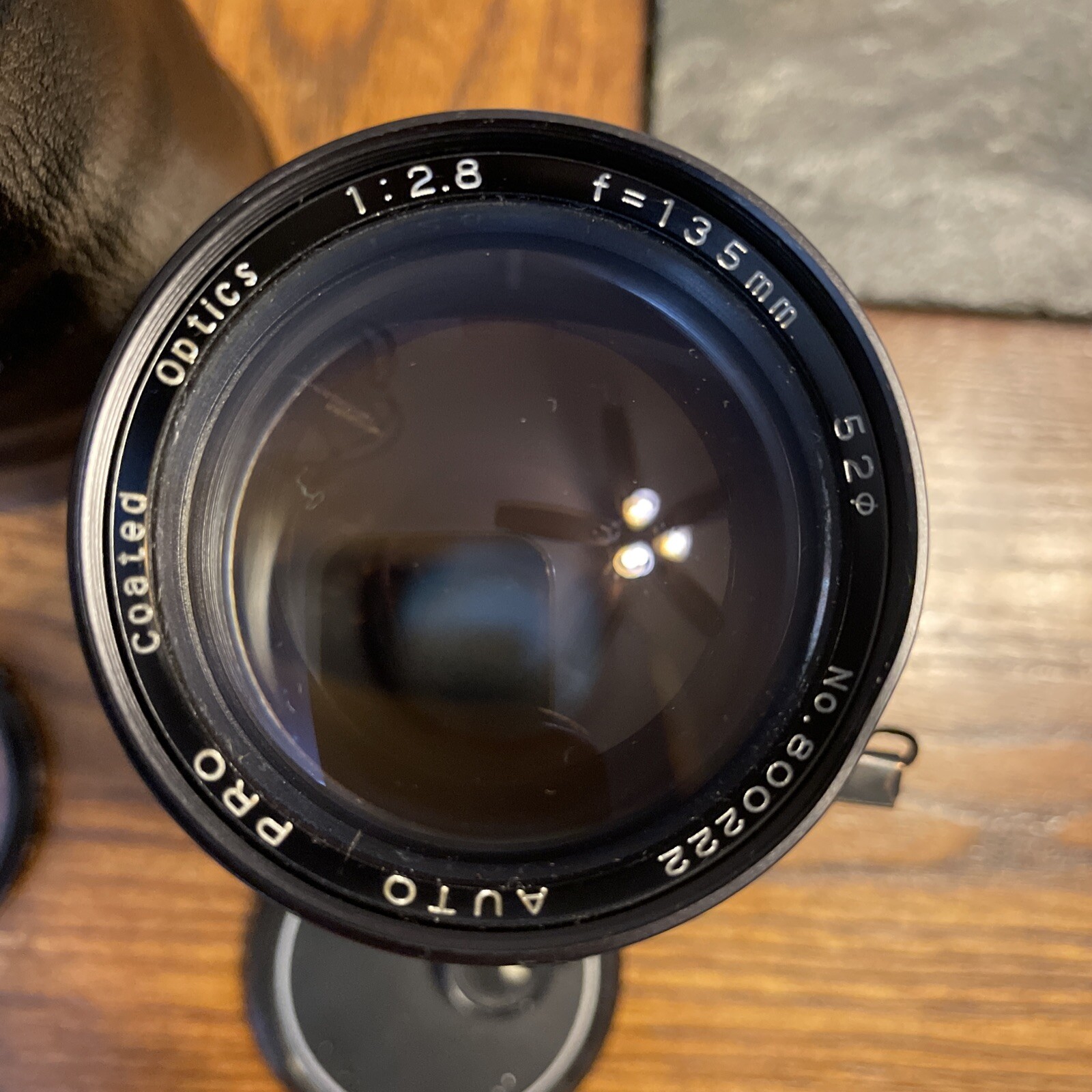 Auto Pro Coated Optics 52mm Camera Lens - Cannon Mount 1:28f=135mm - No ...