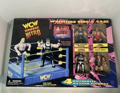 Vintage WCW Monday Nitro Wrestling Ring & Cage Set In Box | eBay