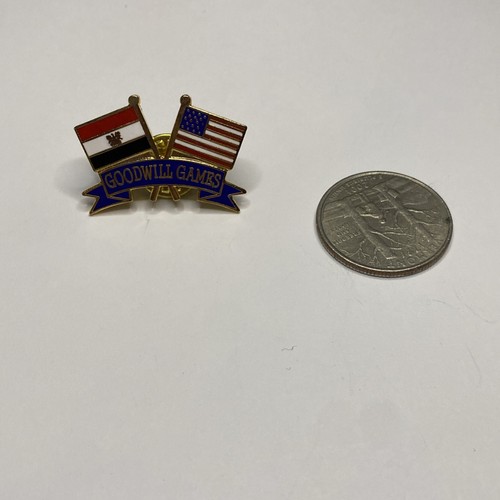 Lapel Pin - Goodwill Games Egyptian And American Flags Sku 34 | eBay