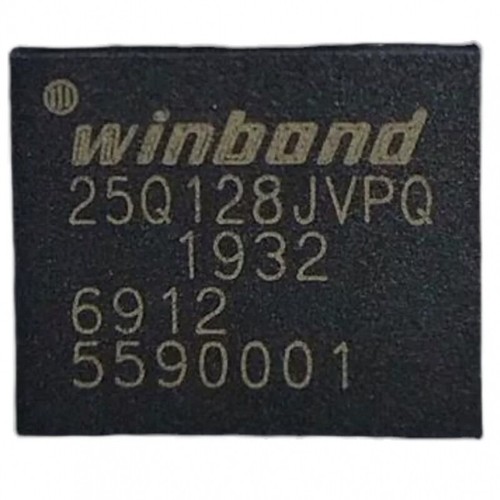 Chip Ic Winbond 25Q128JVPQ Memoria 128MB Wson8 W-Son8 Ricambio Bios ...