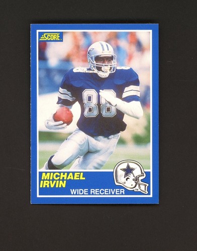 1989 Score Football #18 Michael Irvin Cowboys RC Rookie HOF | eBay