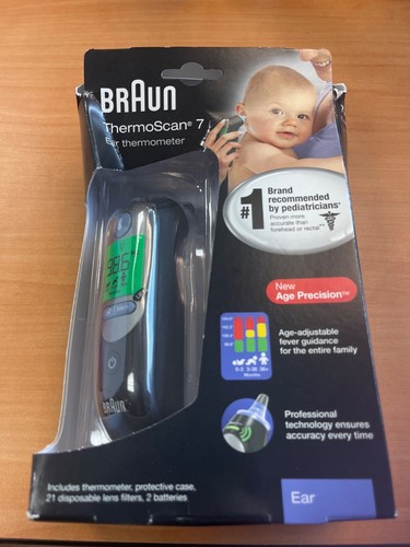 Open Box/ Damaged Box~Braun ThermoScan 7 Best Digital Ear Thermometer ...