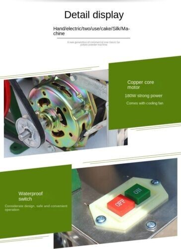 Commercial Electric Shredder Scallion Cutter Multifunctional Vegetable ...