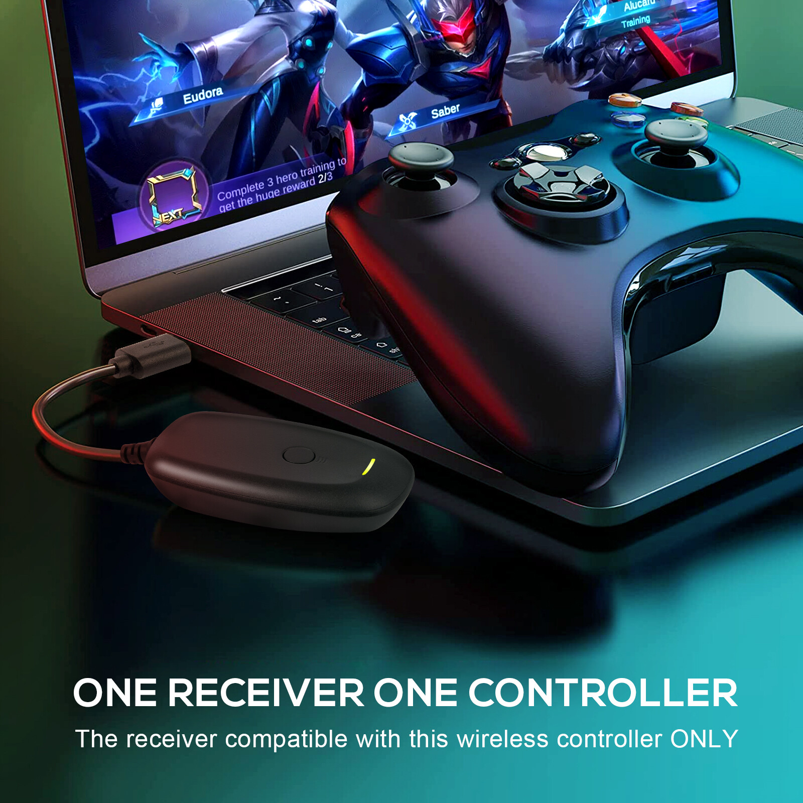 Wireless Bluetooth Controller For Xbox 360 Windows 11 10 8 7 PC Gamepad ...