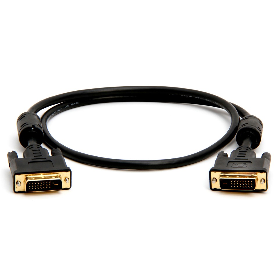 DVI Cable 3 Feet DVI-D Male to Male Monitor Cord for PC Projector ...