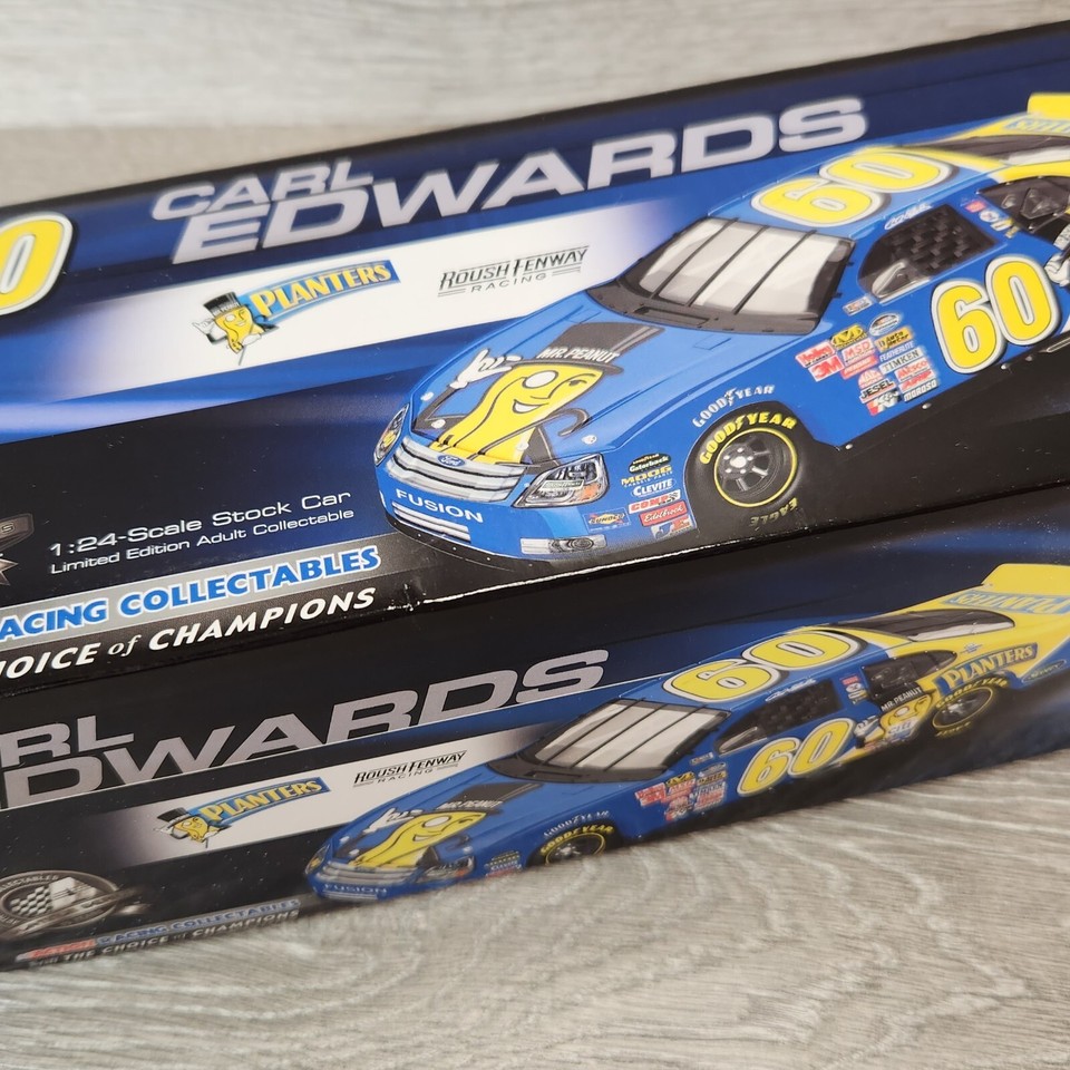 Action Racing CARL EDWARDS #60 Planters 2008 Ford Fusion 1 of 961 1:24 ...