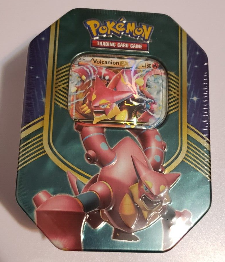 Volcanion EX Tin Pokemon Cards 2016 Battle Heart 820650801464 | eBay
