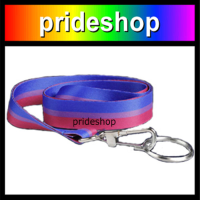 Bisexual Long Lanyard With Clip And Ring Bi Pride #1500 | eBay