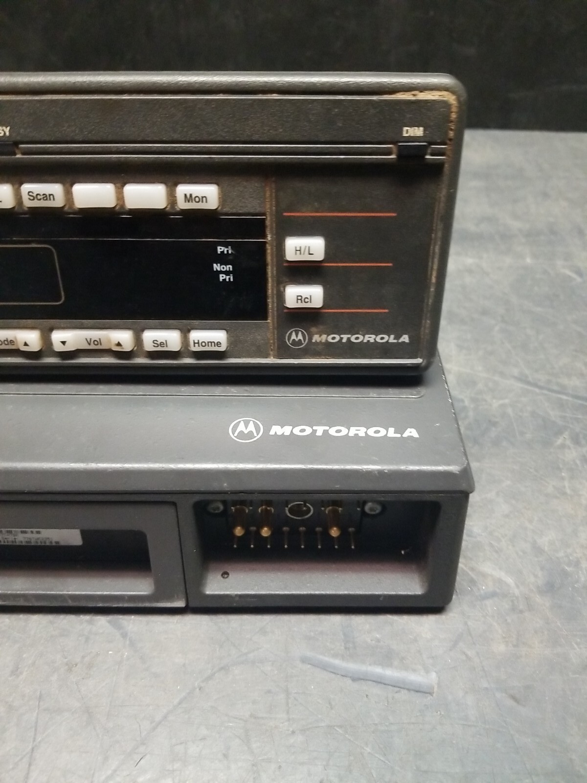 Motorola Maratrac RF T81XTA7TA7BK Low Band 42 - 50mhz Mobile Radio Deck ...