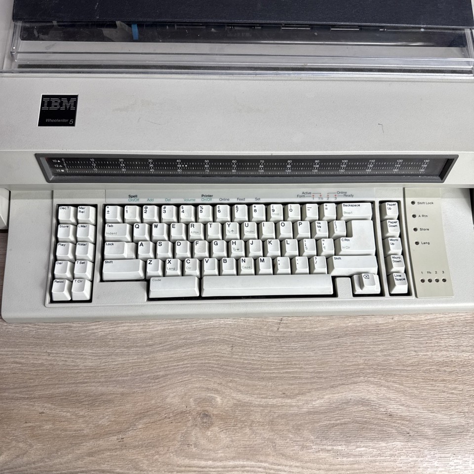 IBM Lexmark Wheel Writer 5 Electronic Typewriter - Tested & Working | eBay