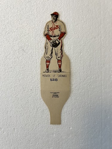 1934 Al Demaree Die-Cut #128 Joseph (Mickey) Medwick Rookie Year ...